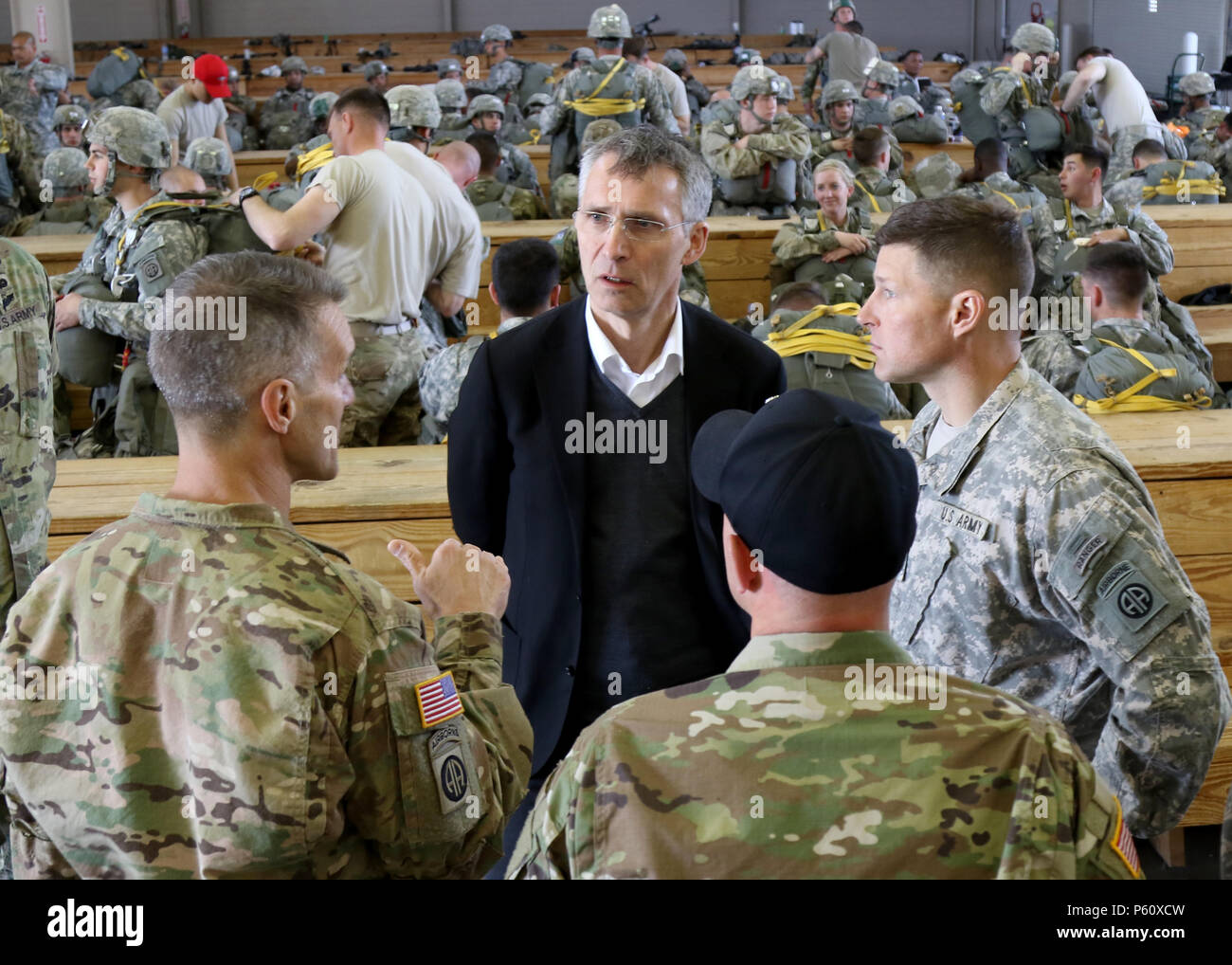 Maj. Gen. Richard Clarke, commanding general of the 82nd Airborne ...