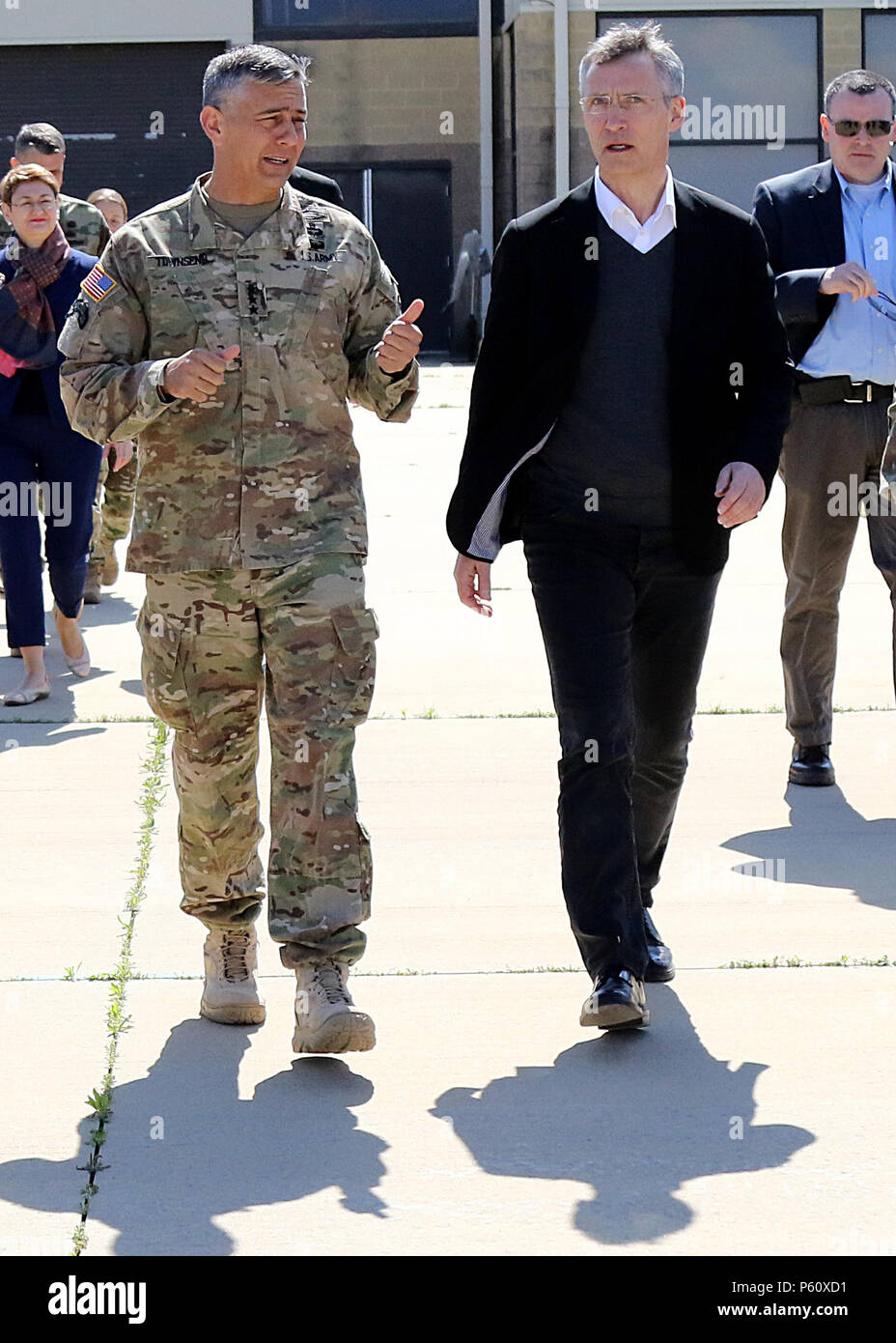 Lt. Gen. Stephen Townsend, the XVIII Airborne Corps commanding general ...