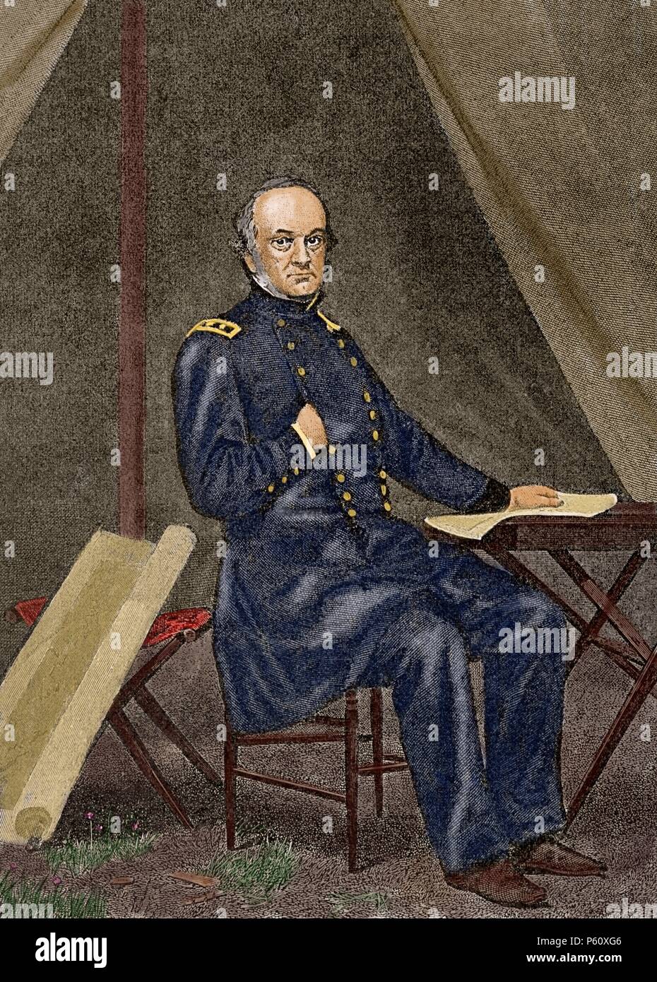Henry Wager Halleck (1815 âA i 1872). Was a United States Army officer ...