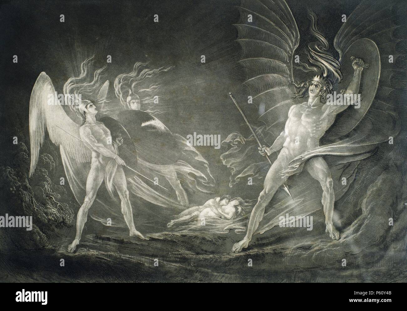 John Milton (1608-1674). British poet. Paradise Lost. 1658-1667. Satan ...
