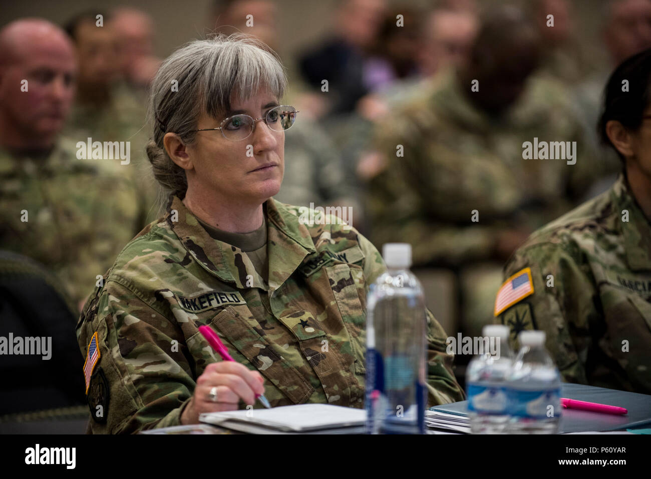 Brig. Gen. Kelly Wakefield, deputy commanding general (support) for the ...