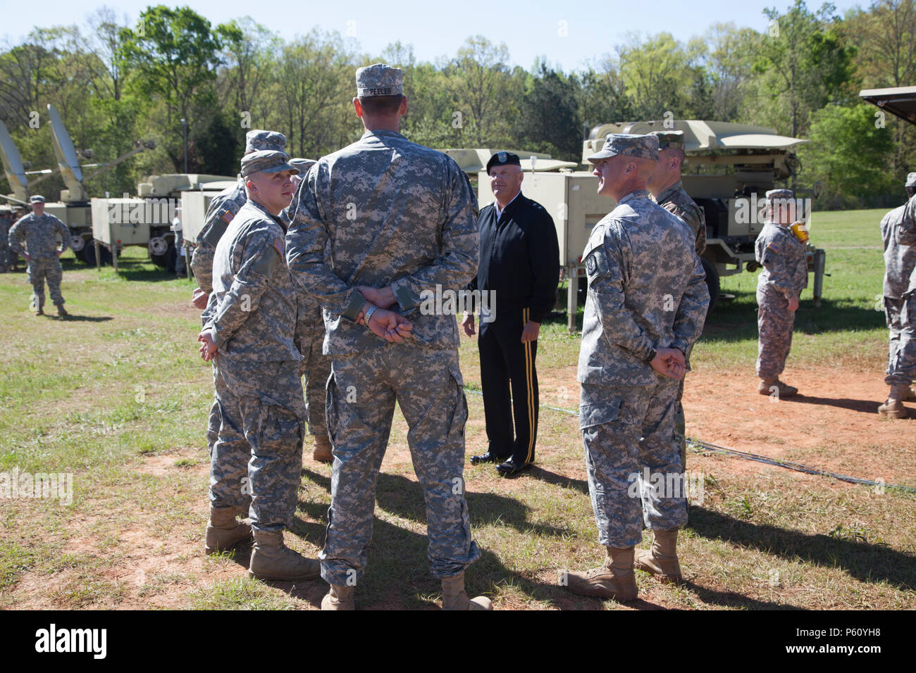 U.S. Army Maj. Gen. Wayne Brock, commander of the 311th Theater Signal ...