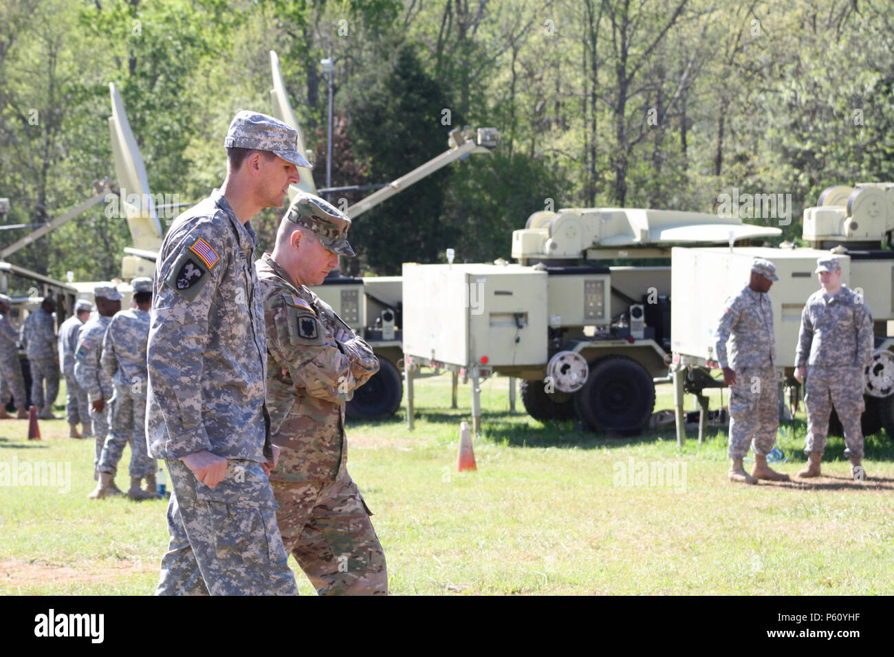 U.S. Army Maj. Gen. Wayne Brock, commander of the 311th Theater Signal ...