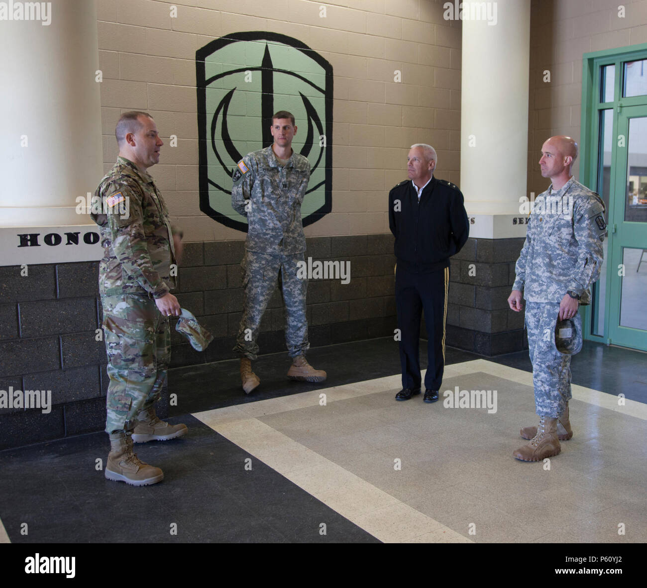 U.S. Army Maj. Gen. Wayne Brock, commander of the 311th Theater Signal ...