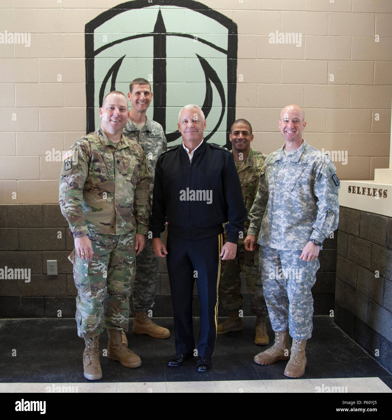 U.S. Army Maj. Gen. Wayne Brock, commander of the 311th Theater Signal ...