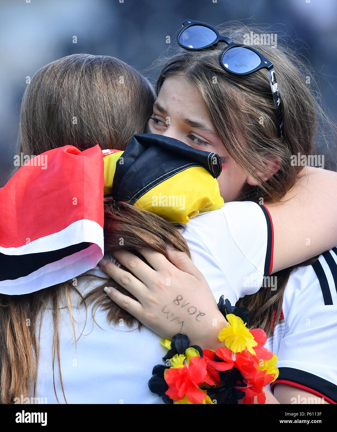 Frankfurt, Germany, Germany, Sandhausen. 27th June, 2018. Female fans ...