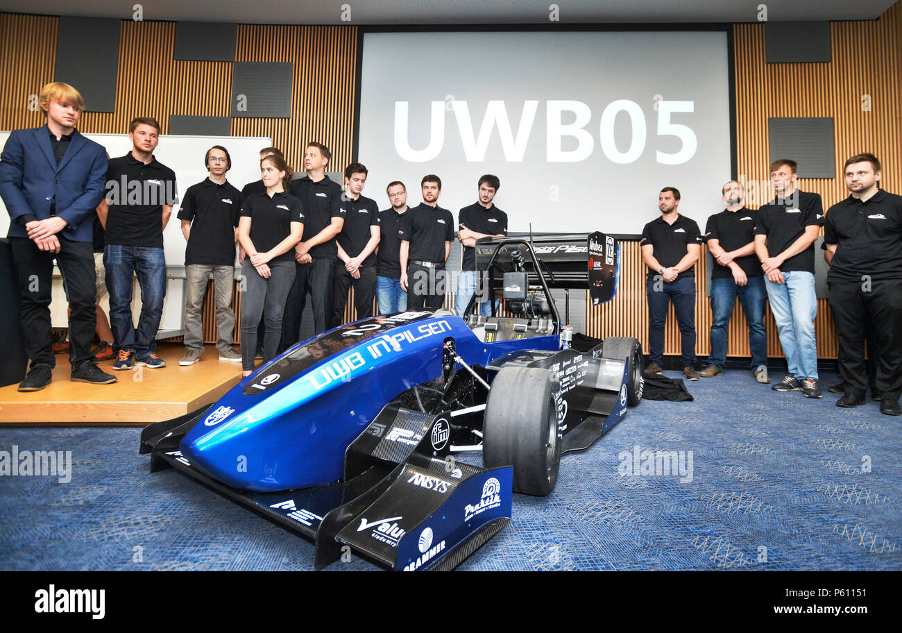 Pilsen, Czech Republic. 27th June, 2018. Student Racing Team Pilsen ...