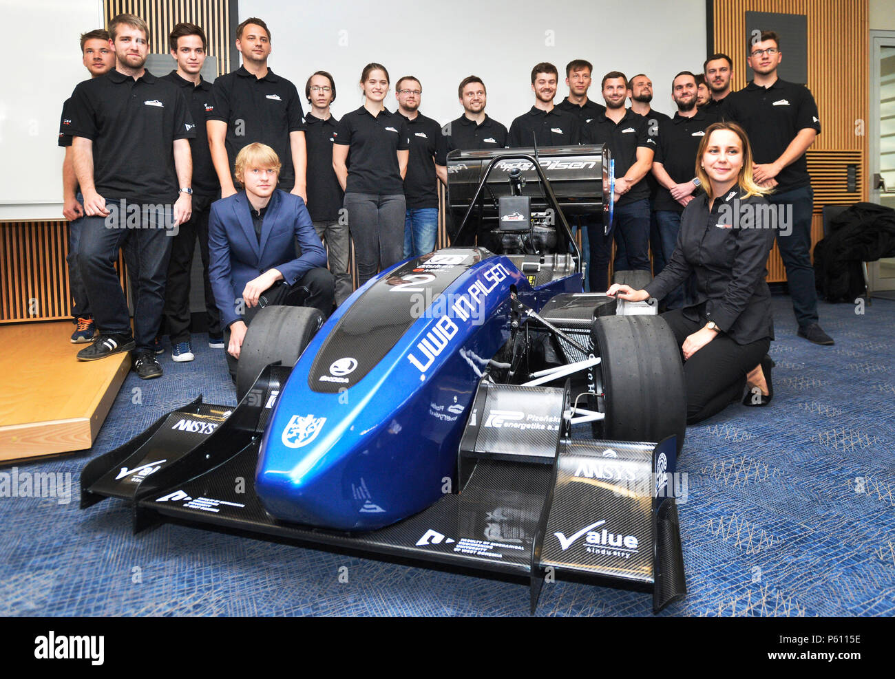 Pilsen, Czech Republic. 27th June, 2018. Student Racing Team Pilsen ...