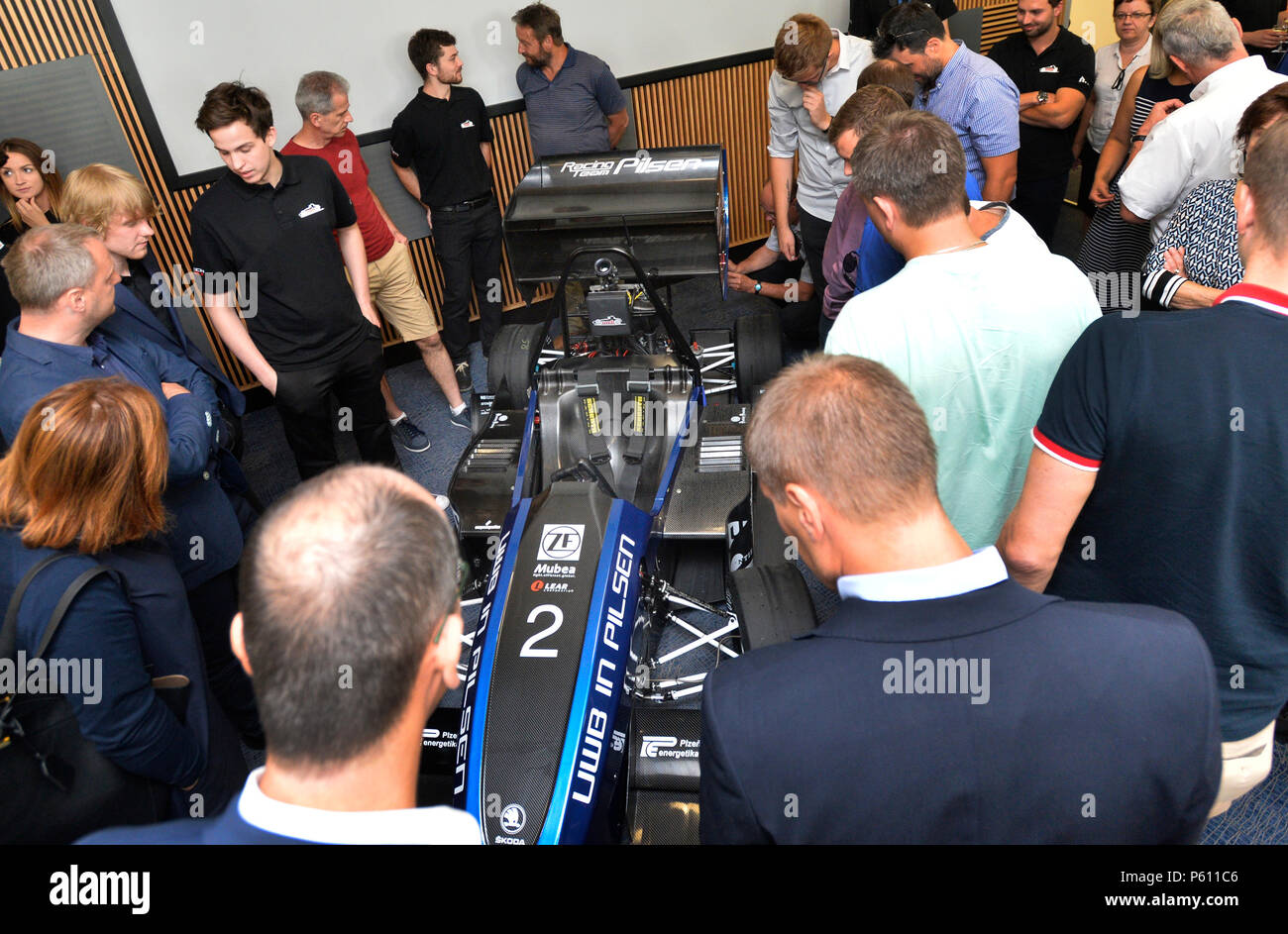 Pilsen, Czech Republic. 27th June, 2018. Student Racing Team Pilsen ...