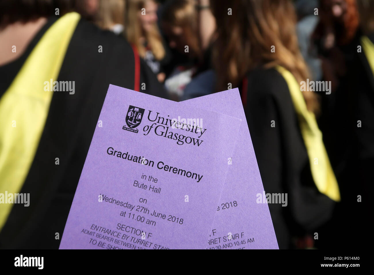 University of glasgow graduation hi-res stock photography and images ...