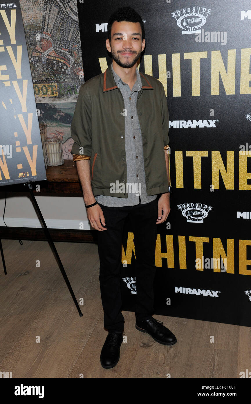 New York, USA. 27th Jun, 2018. Actor Justice Smith attends A Special ...