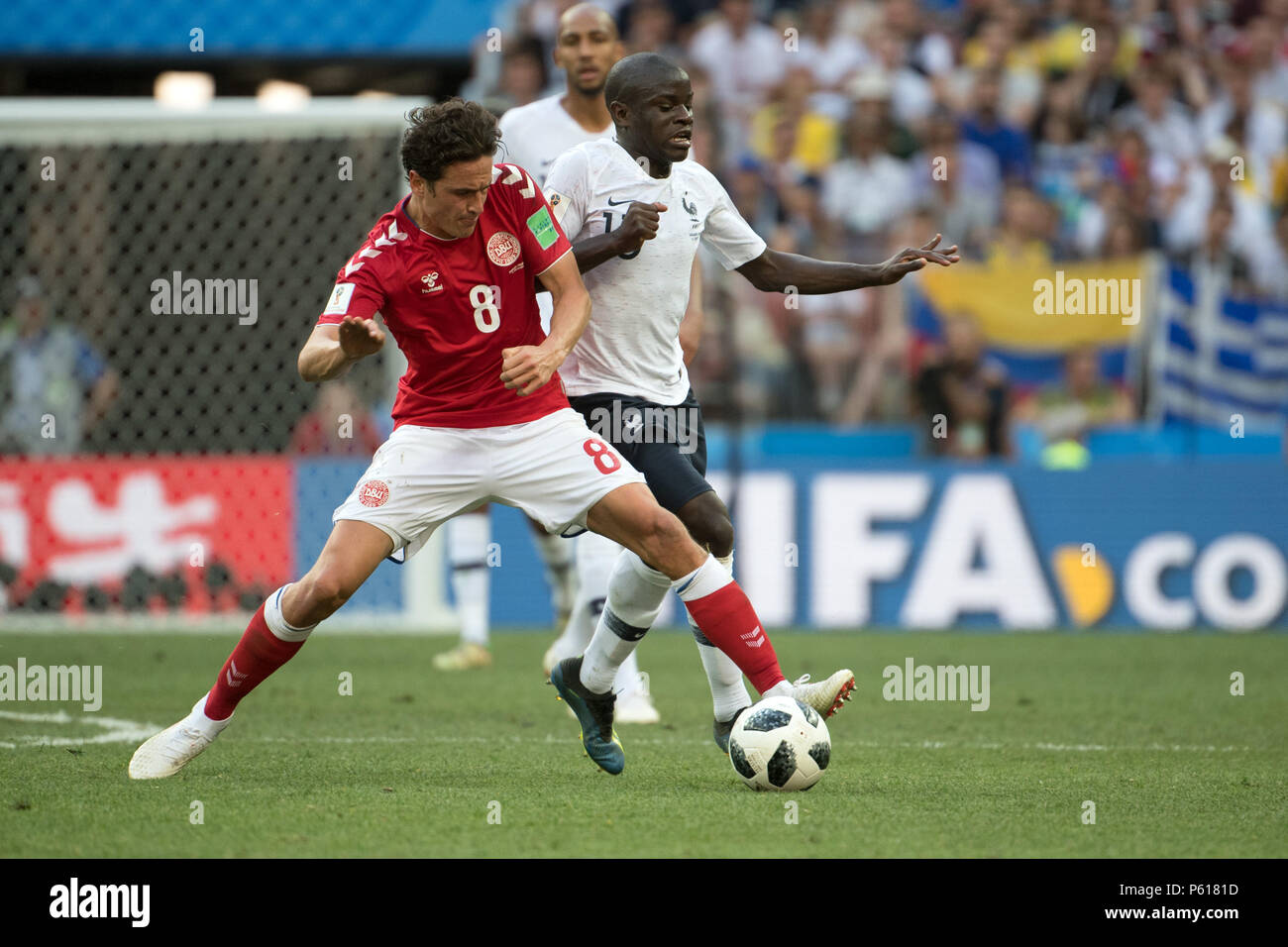 26 June 2018, Russia, Moscow, Soccer, FIFA World Cup 2018, Group C ...