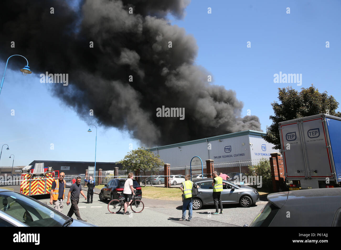 Black fire fighter uk hi-res stock photography and images - Alamy