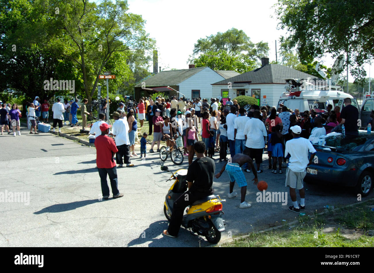 Michael Jackson Home Gary High Resolution Stock Photography and Images ...