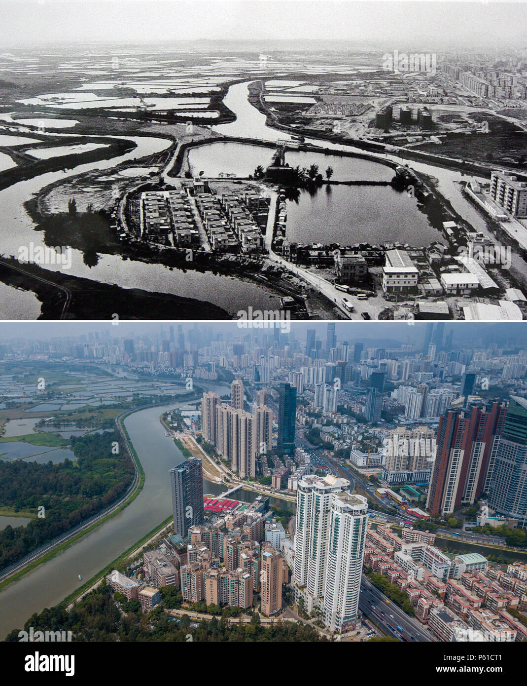 Shenzhen. 28th June, 2018. The upper part (file) of this combo photo ...