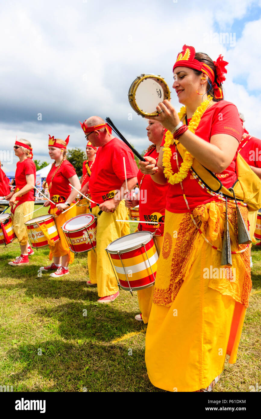 Band dressed in red hi-res stock photography and images - Alamy