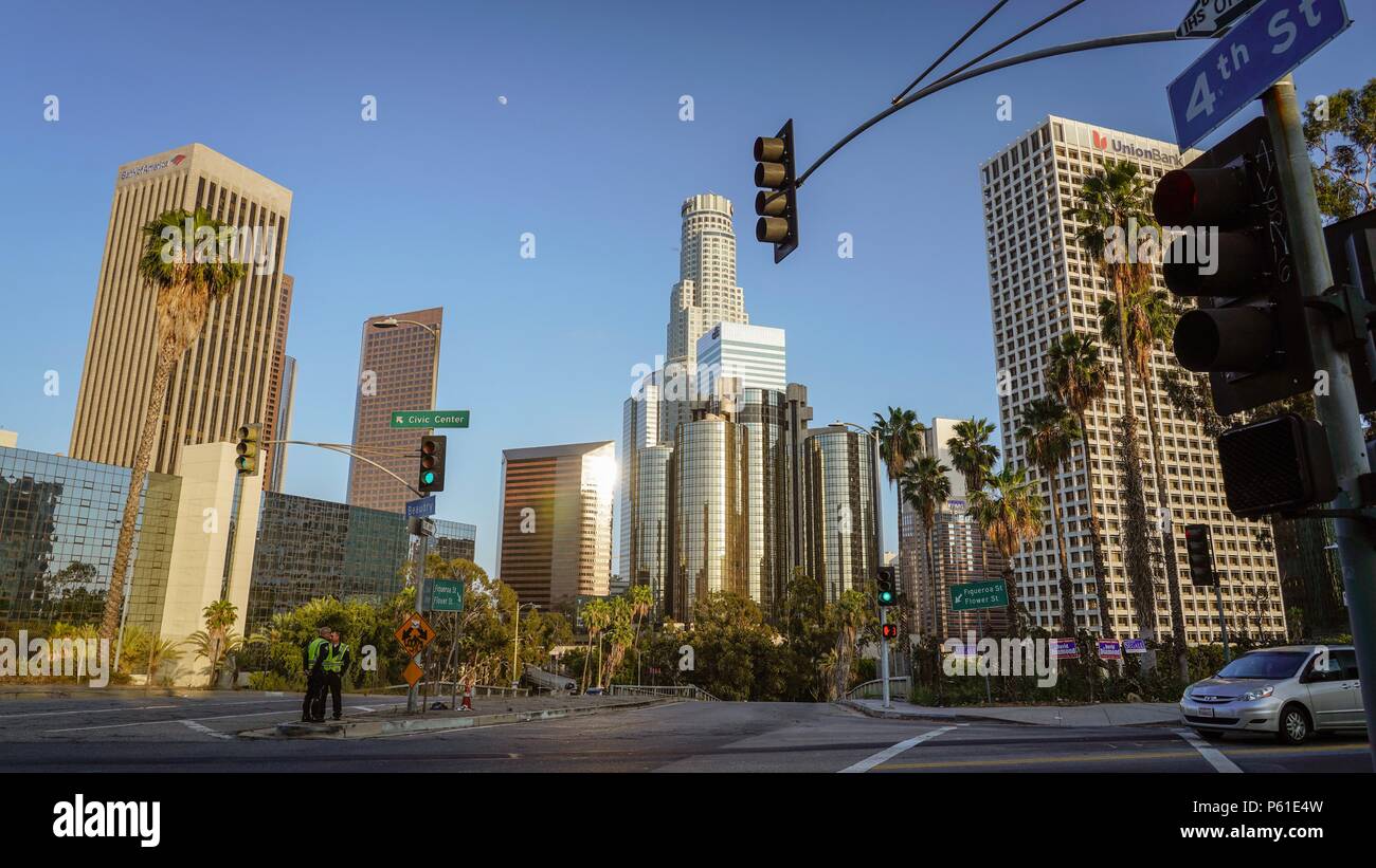 Dtla traffic hi-res stock photography and images - Alamy