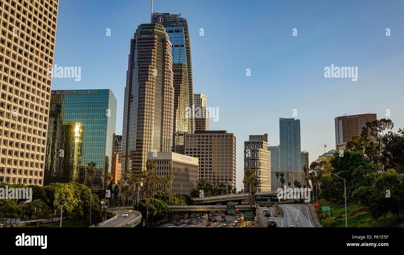 Dtla traffic hi-res stock photography and images - Alamy