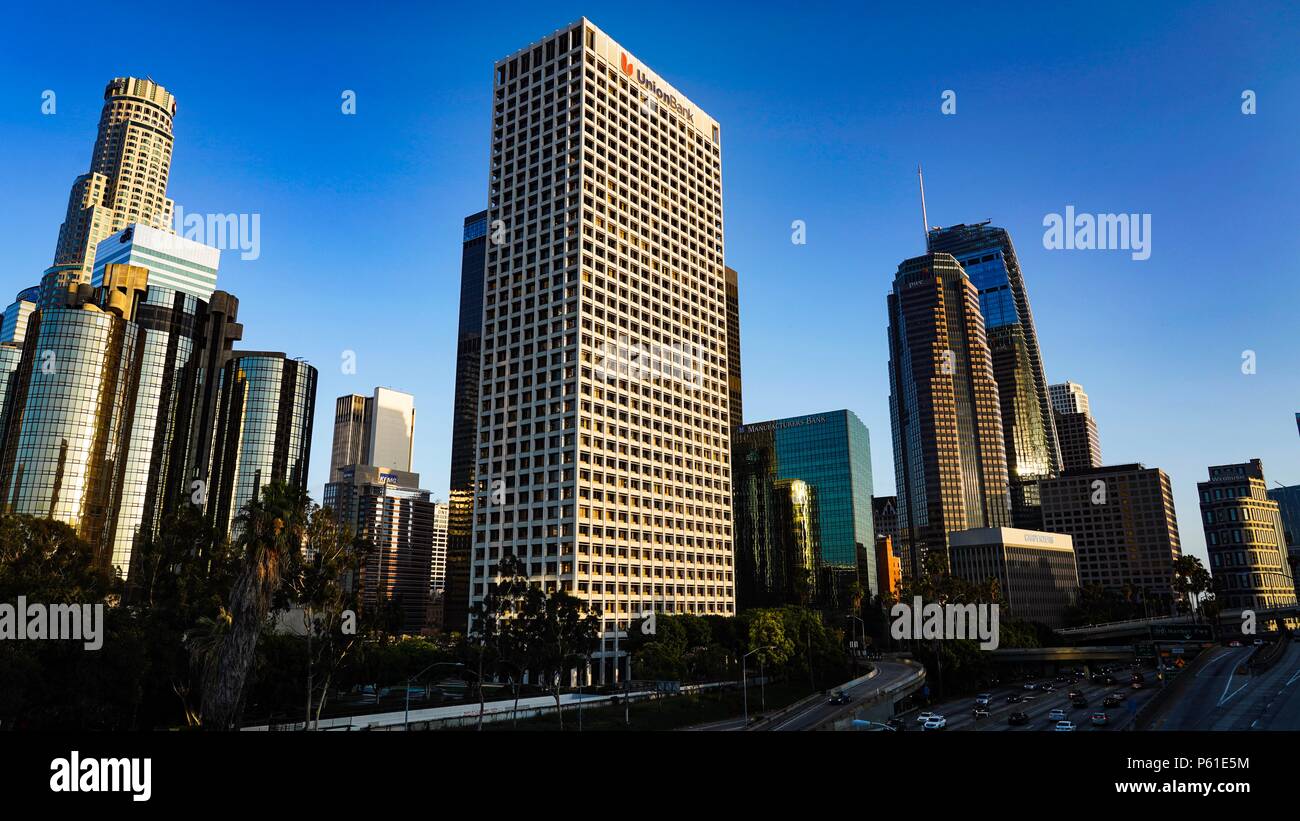 Dtla traffic hi-res stock photography and images - Alamy