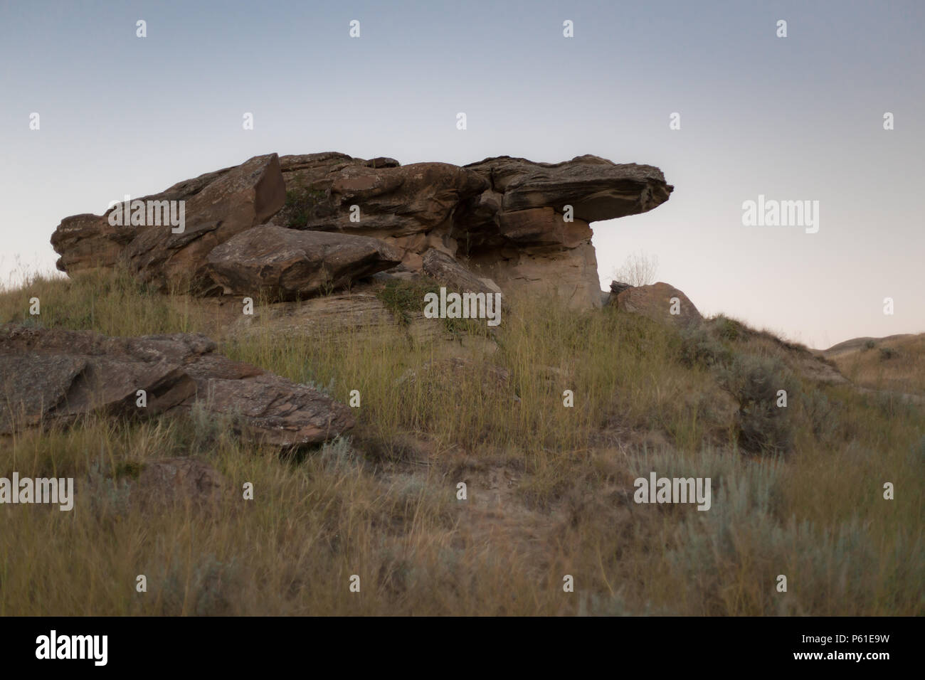 Provincial park alberta sandstone sand stone natural hi-res stock ...
