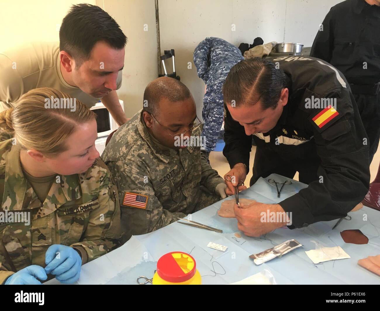 During Exercise SUR 2016, in Seville, Spain, the Medical Support Unit ...