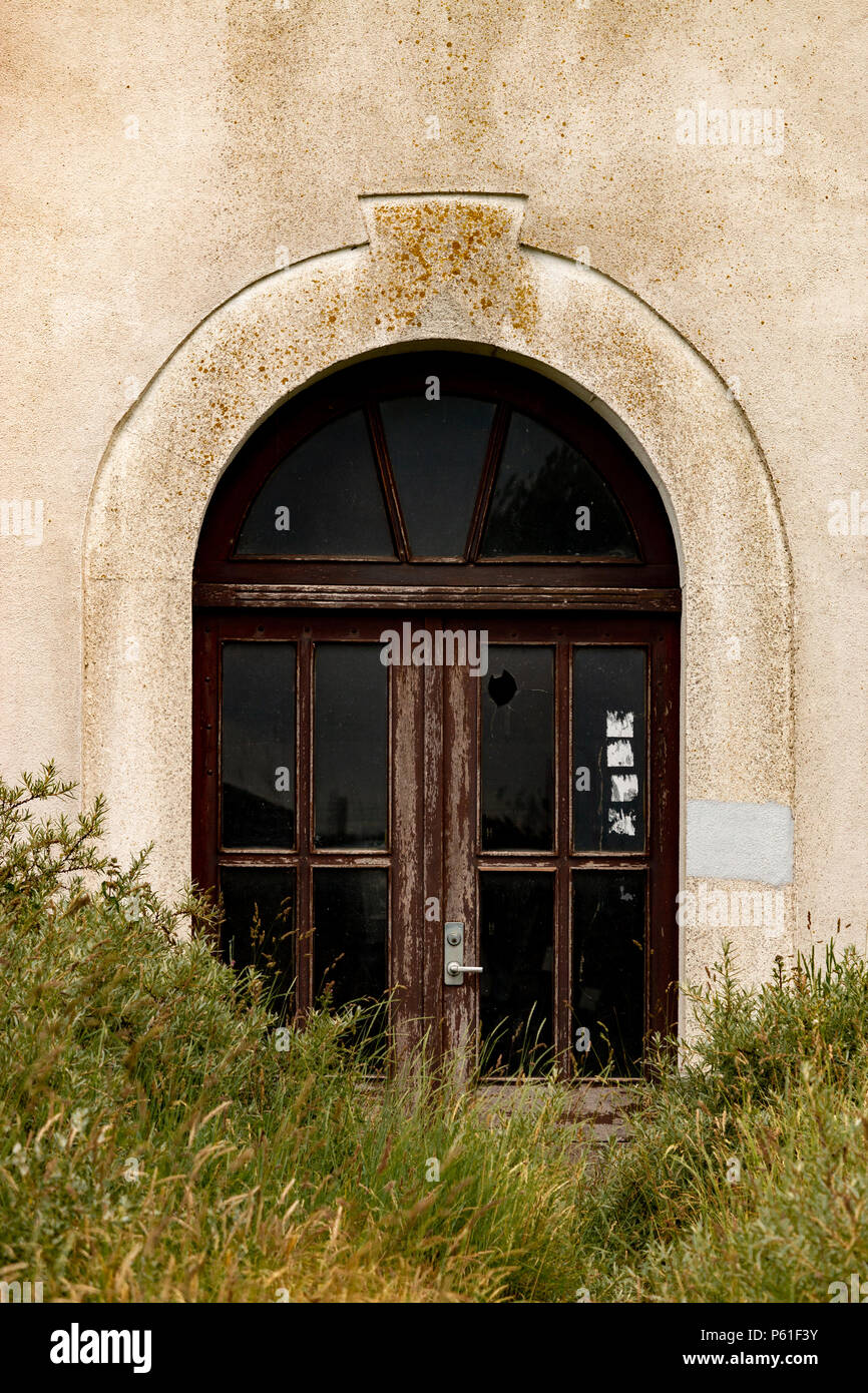 Faded lighthouse door Stock Photo - Alamy