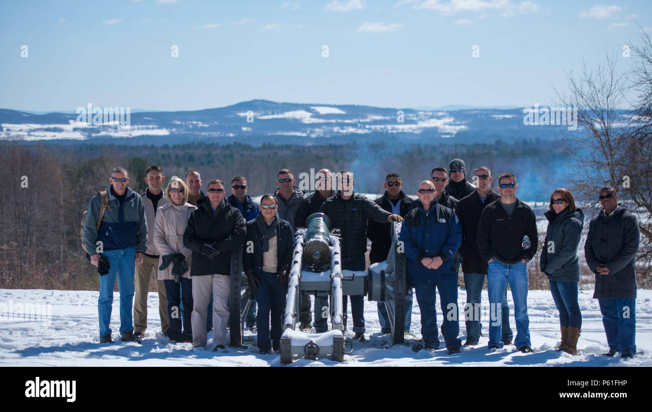 The Marines with the Expeditionary Warfare School battle site study ...