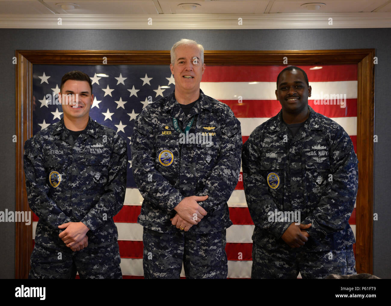 NEWPORT NEWS, Va. (Apr. 4, 2016) Captain John F. Meier, Commanding ...