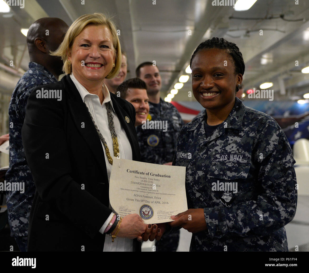 NEWPORT NEWS, Va. (Apr. 7, 2016) -- Aviation Ordnanceman Airman ...