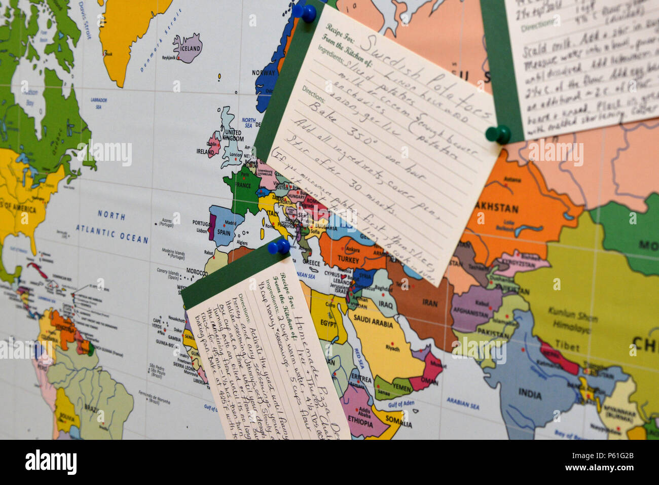 School children map project hi-res stock photography and images - Alamy
