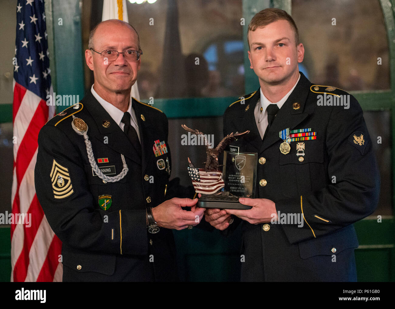 Command Sgt. Maj. Peter Running, the senior enlisted advisor for the U ...