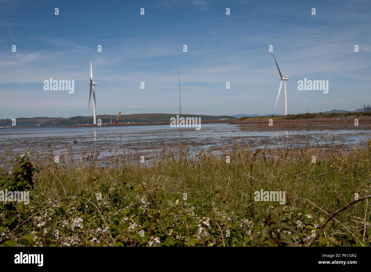 Fairlie to West Kilbride Coast line Landmarks 2 Stock Photo - Alamy