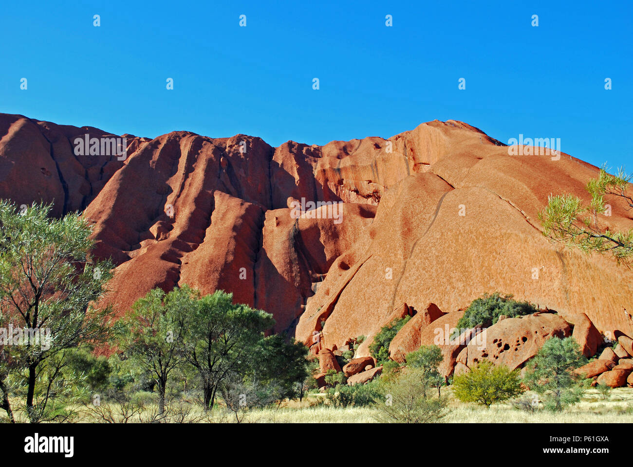Uluru base walk Stock Photo - Alamy