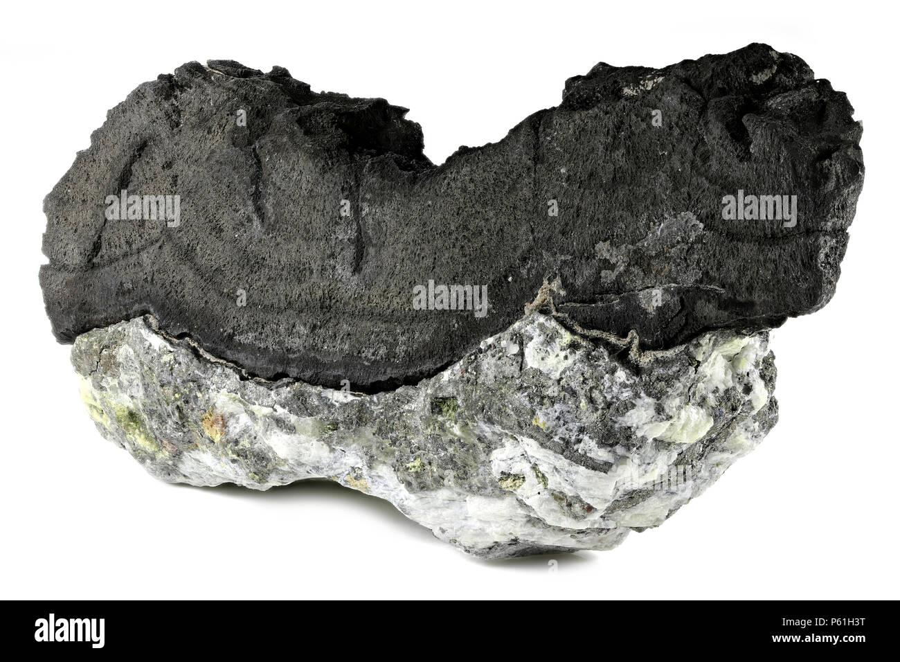 native arsenic on barite from Oberschlema/ Ore Mountains, Germany ...