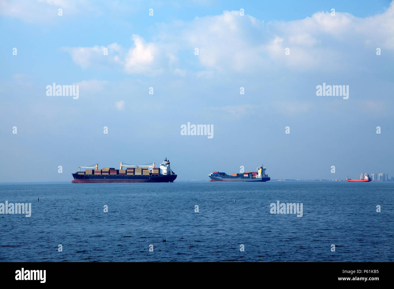 an image of a big ship on the sea Stock Photo - Alamy