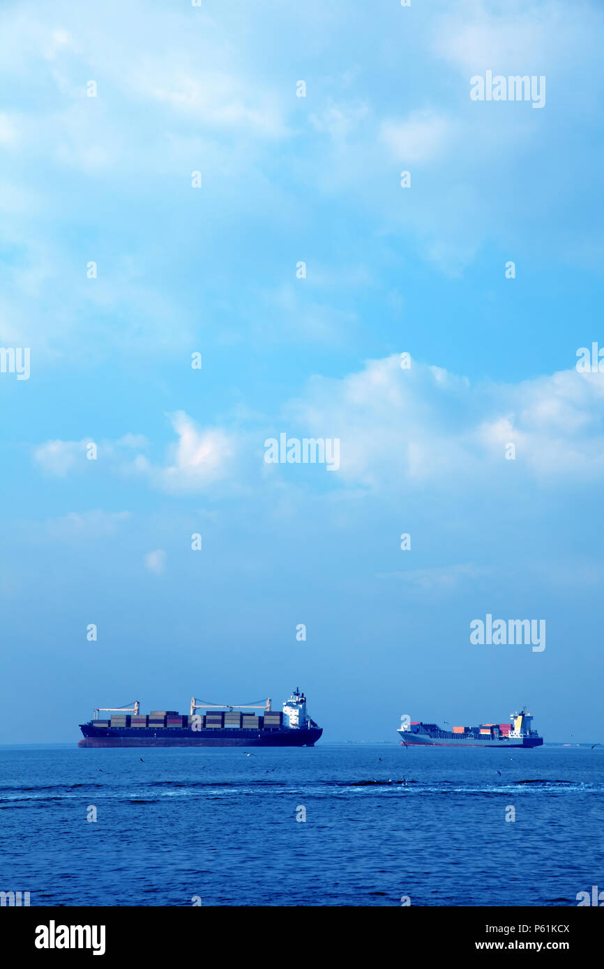 an image of a big ship on the sea Stock Photo - Alamy