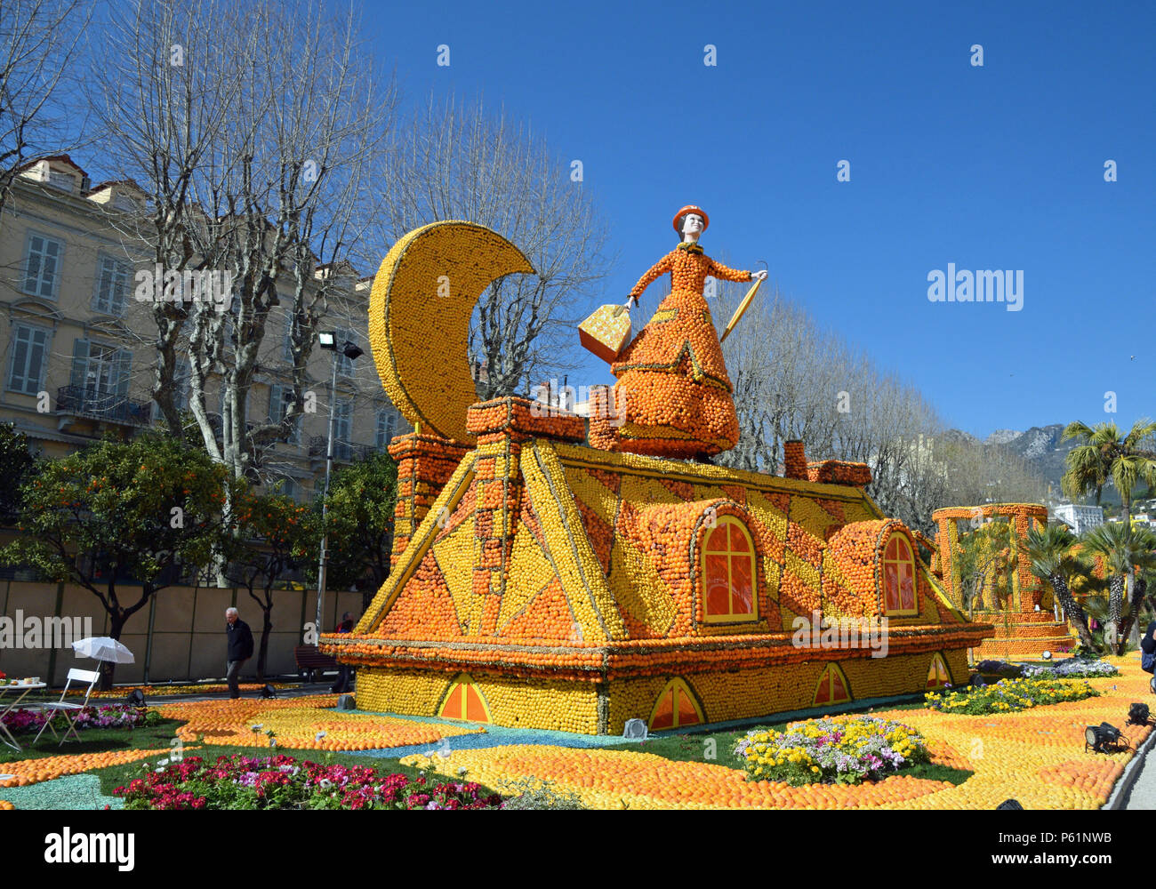 Citrus festival in Menton Stock Photo - Alamy