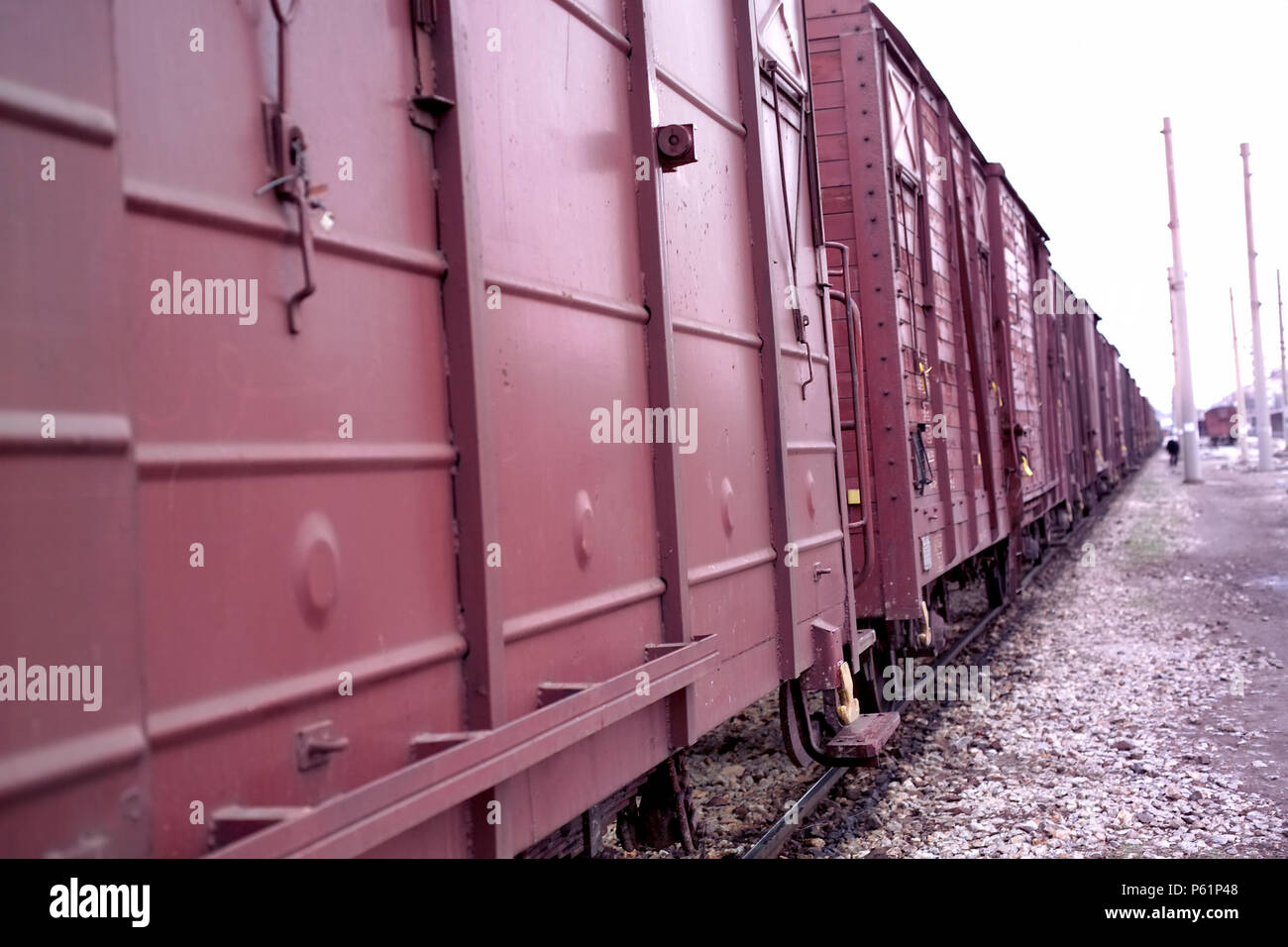 an image of iron railroad Stock Photo - Alamy