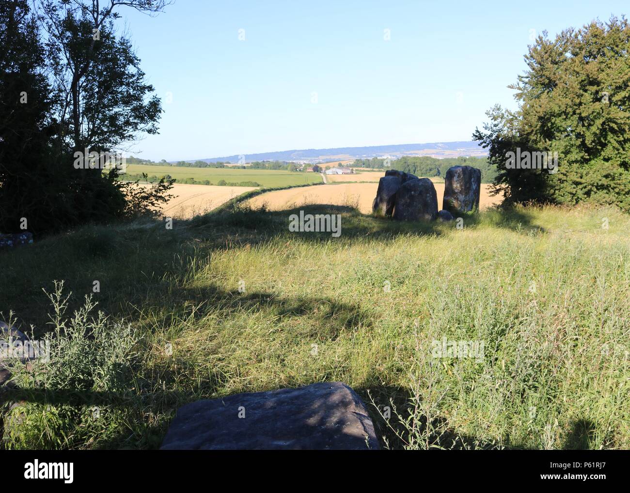 Coldrum Long Barrow , Trottiscliffe , Kent Stock Photo - Alamy