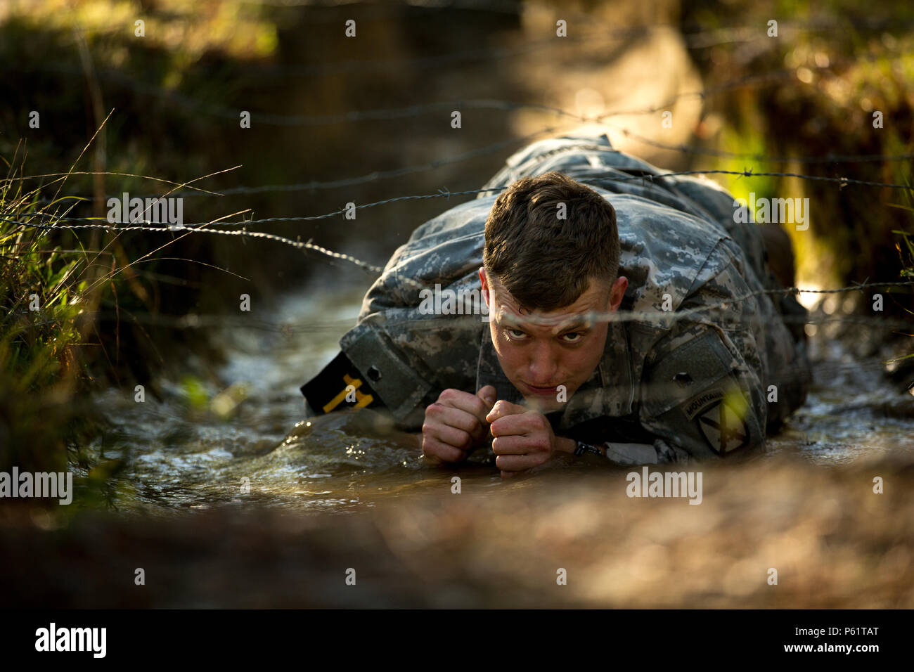 U.S. Army 1st Lt. Michael Polanski, assigned to the 25th Infantry ...