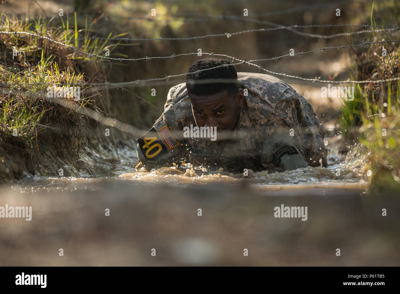 U.S. Army Ranger Sgt. Sheldon Evans, assigned to 75th Ranger Regiment ...