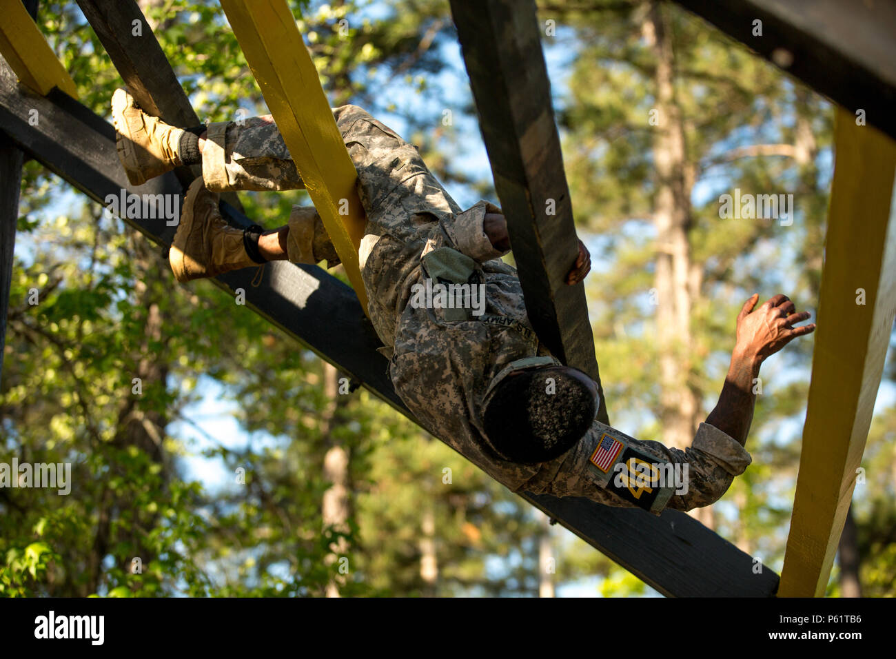 U.S. Army Ranger Sgt. Sheldon Evans, assigned to the 75th Ranger ...