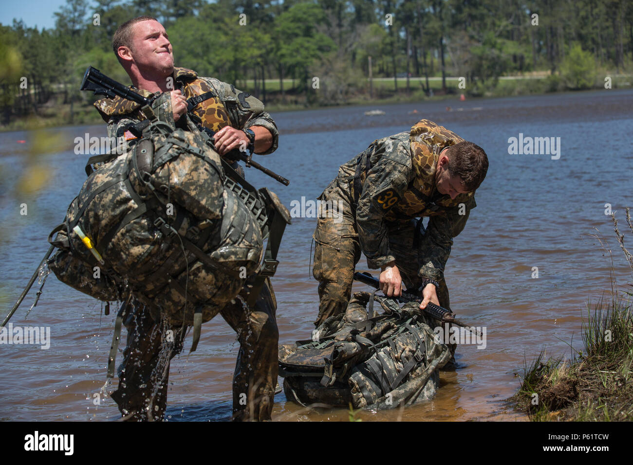 U.S. Army Rangers assigned to 75th Ranger Regiment, Sgt. Michael Banta ...