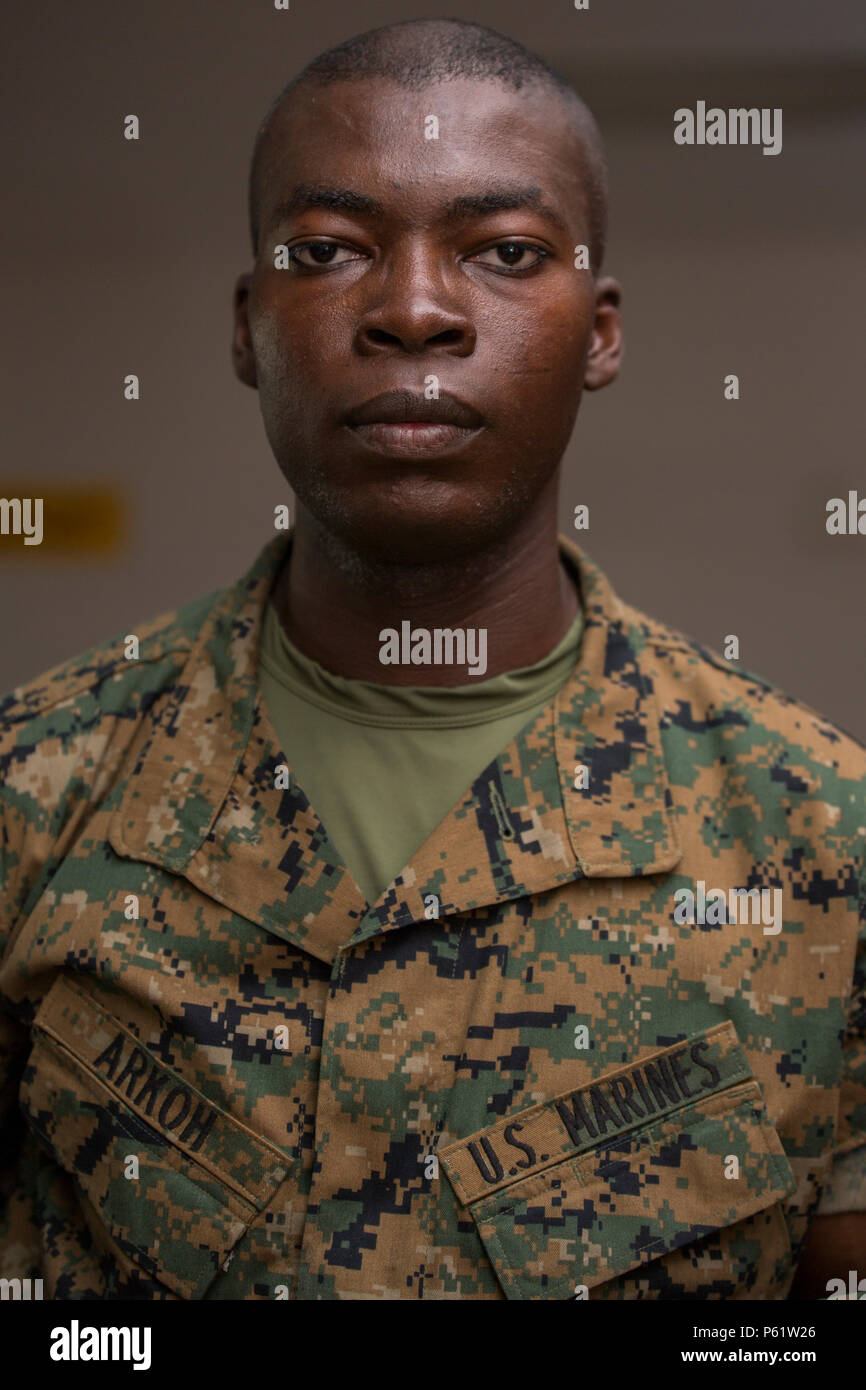Pvt. John A. Arkoh, Platoon 2030, Echo Company, 2nd Recruit Training ...