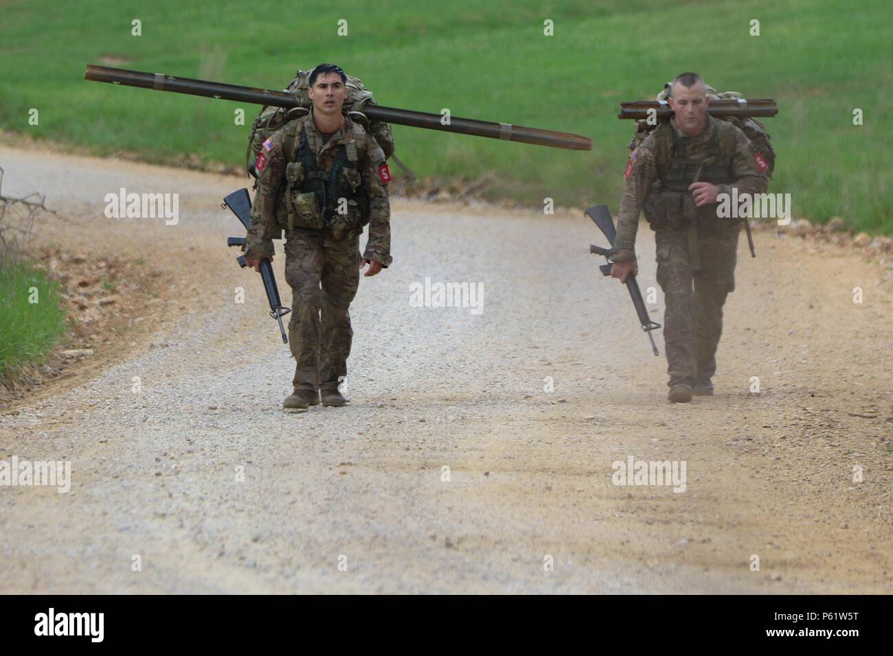 Sgt. 1st Class David Rizo and Capt. Jason Bahmer, Paratroopers assigned ...