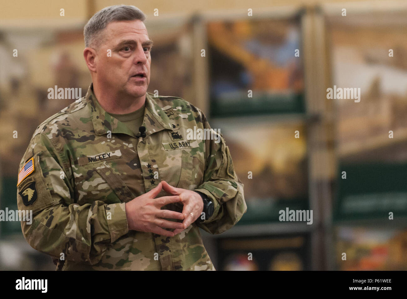 Gen. Mark A. Milley, Chief of Staff of the Army, addresses U.S. Army ...