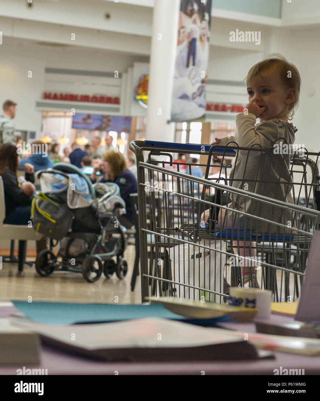 A baby observes the kiosk for the Purple Crying: Understanding Your ...