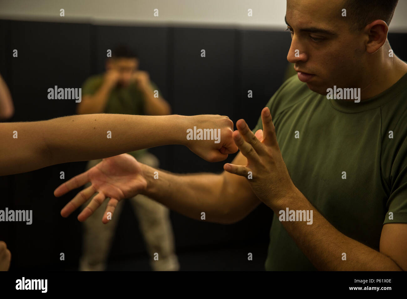 Sgt. Giovanny Mayer, a flight planner with Headquarters and ...