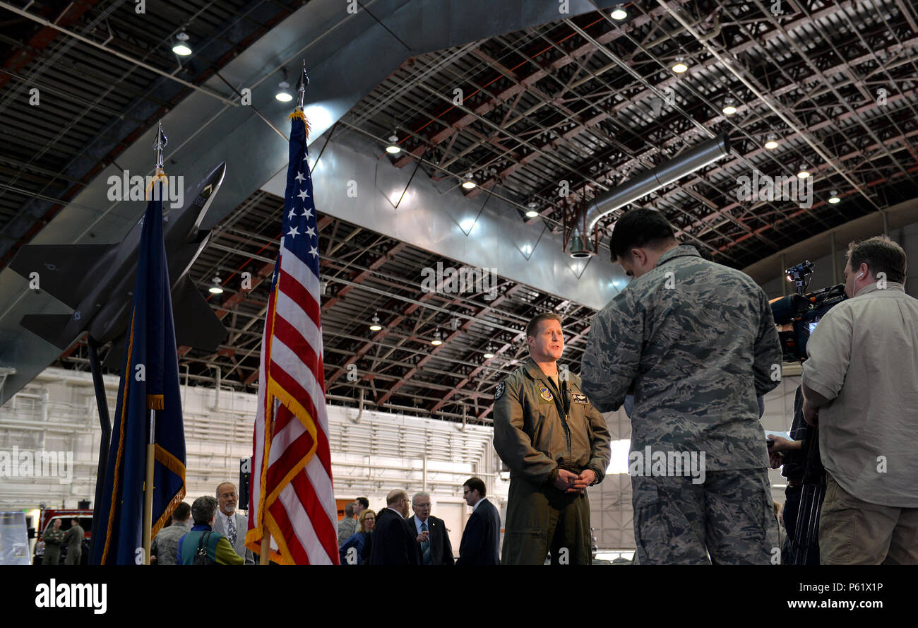 Air Force Col. Michael P. Winkler, the 354th Fighter Wing commander ...