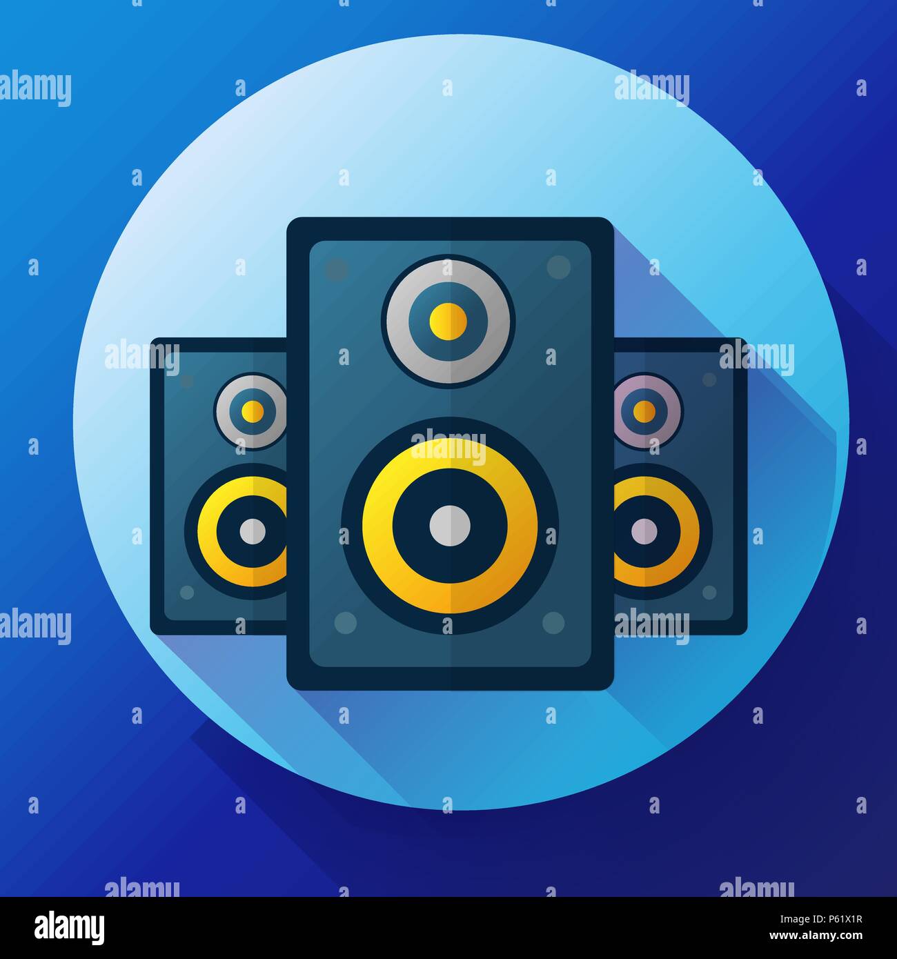 Audio icon design Stock Vector Images - Alamy
